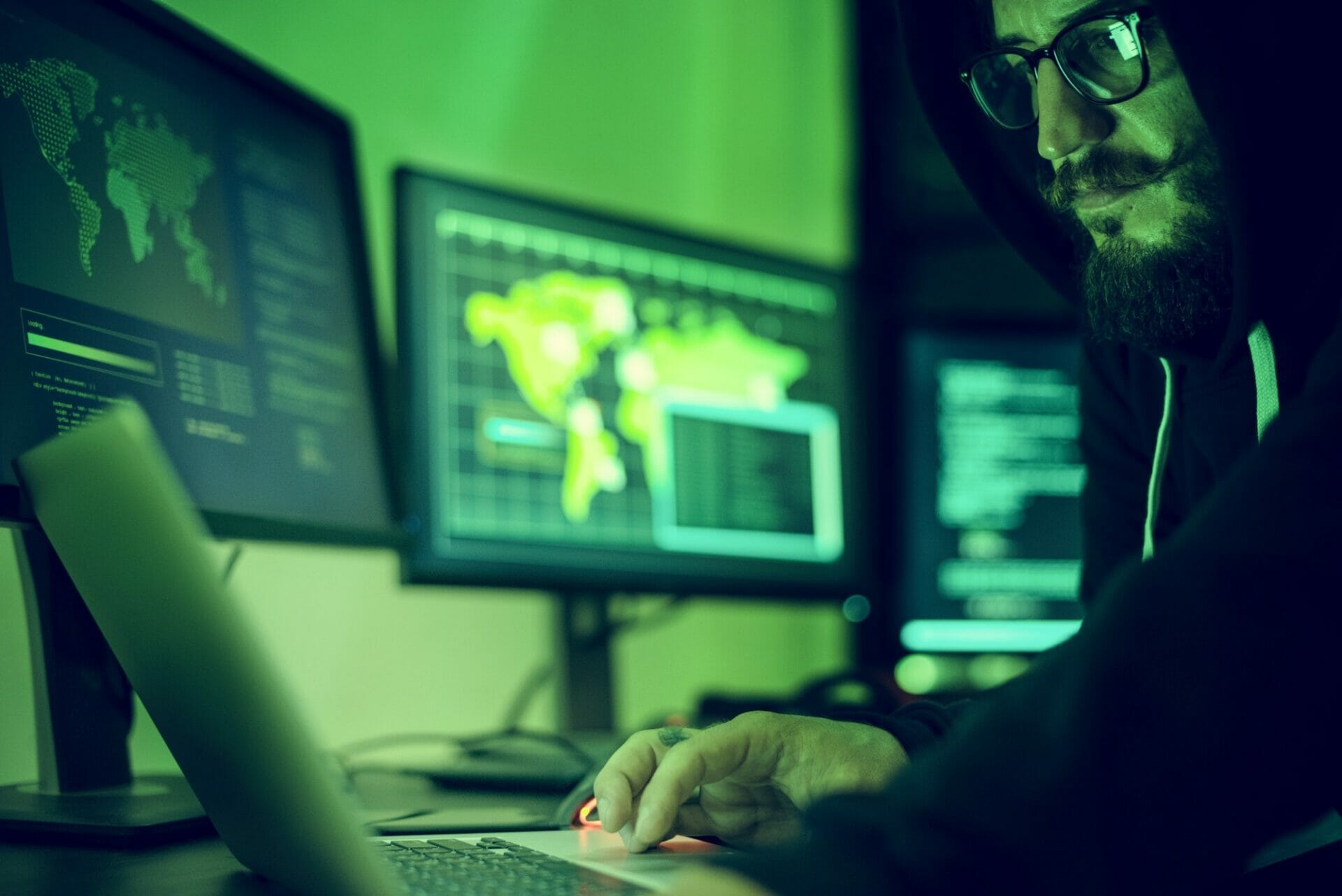 Hacker hacking data information | Dataforge